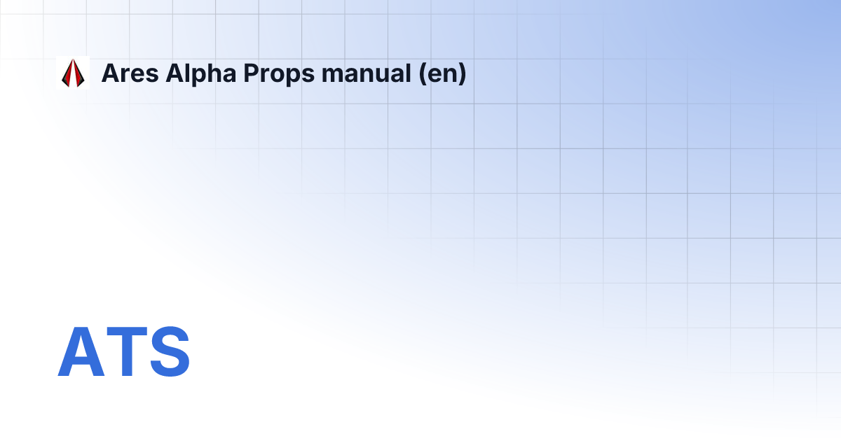 ATS | Ares Alpha Props manual (en)